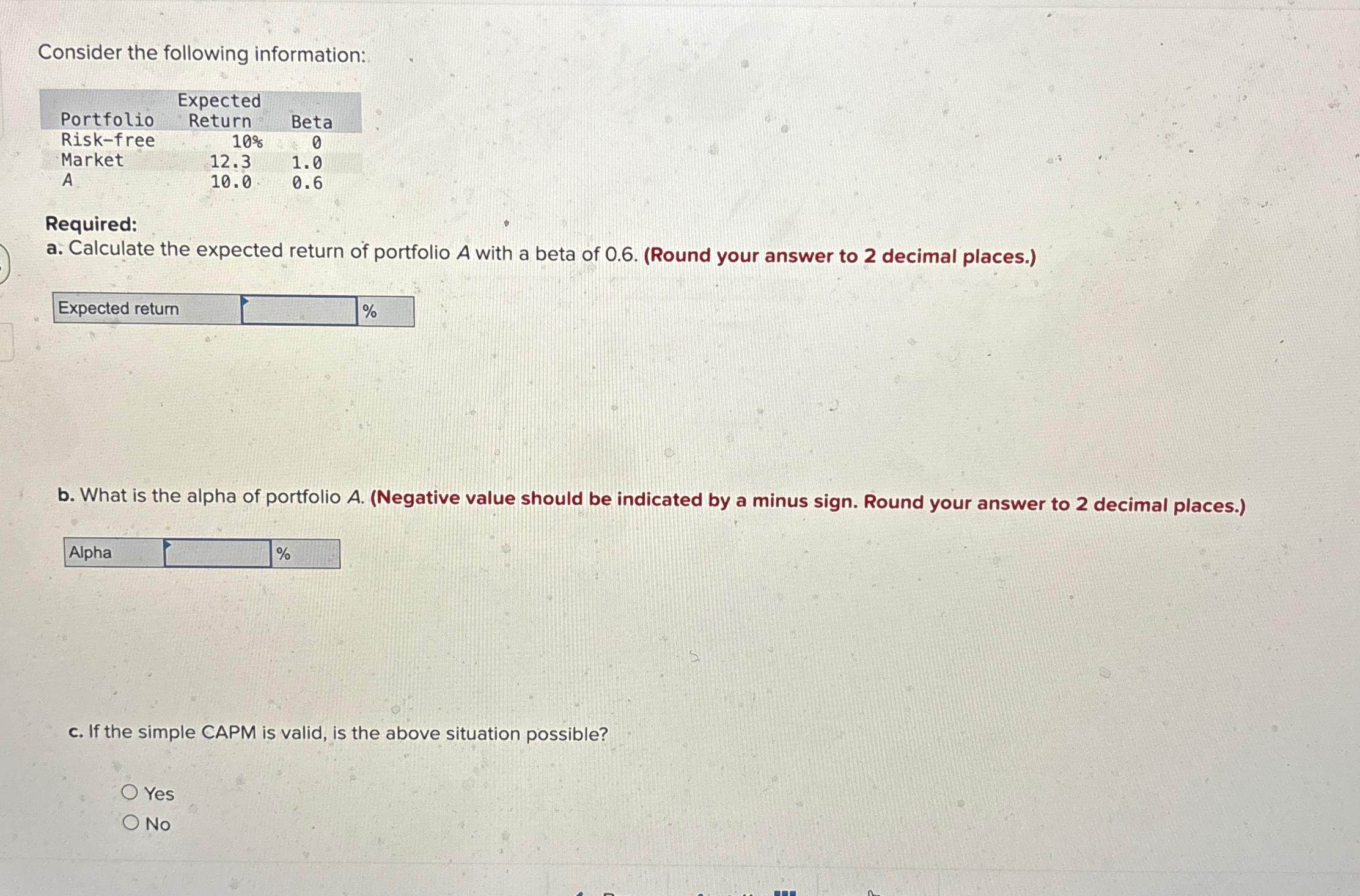 Solved Consider the following | Chegg.com