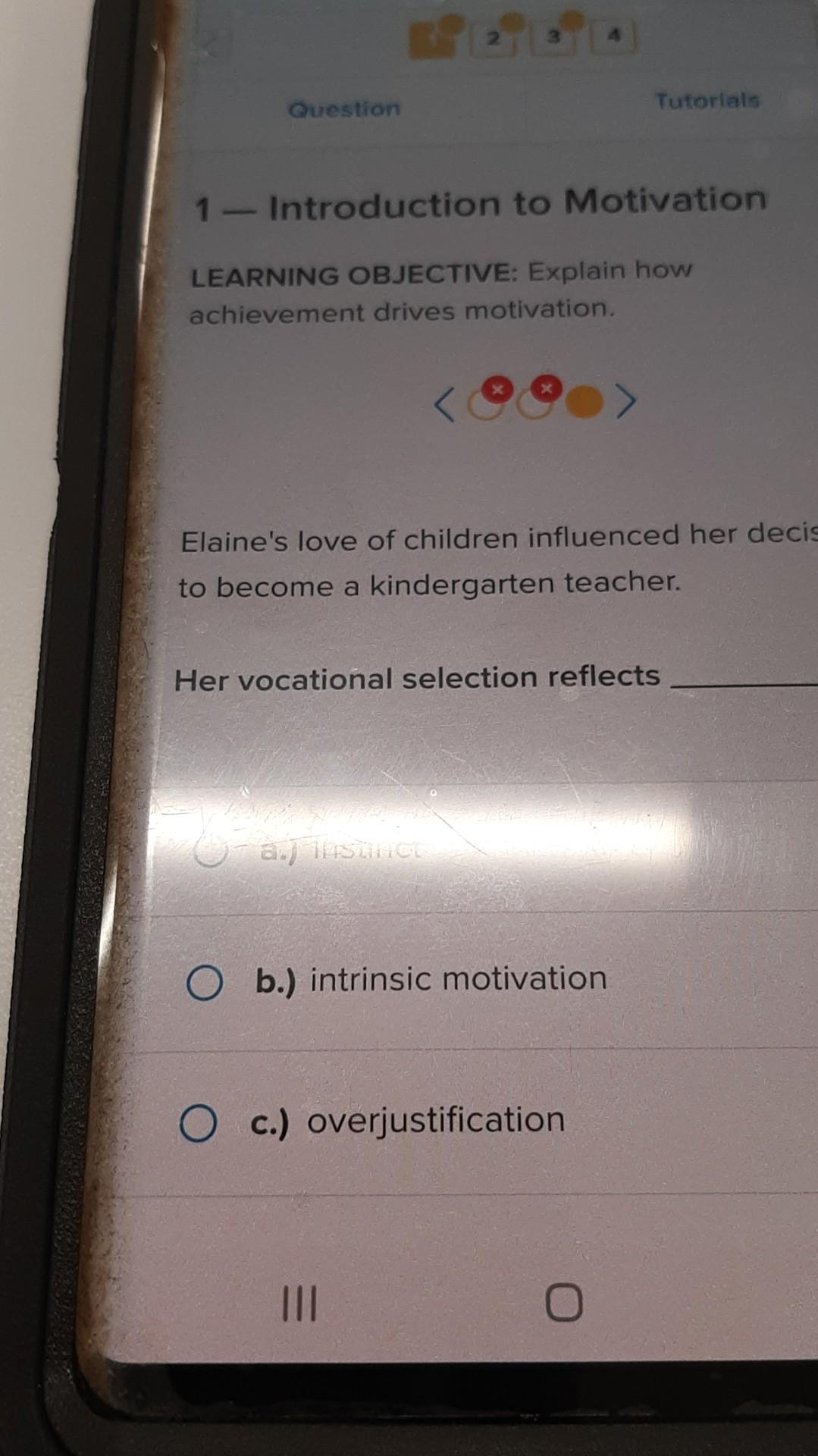 1 - Introduction to Motivation LEARNING OBJECTIVE: | Chegg.com