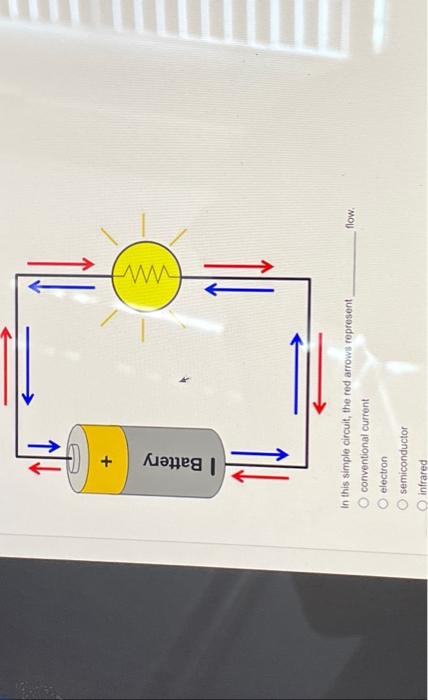 Solved 13. 큰 + | Battery In this simple circuit, the red | Chegg.com