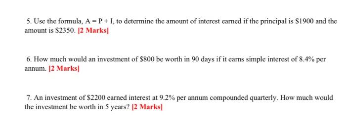 Solved 2. Calculate the rate per compounding period, i, for | Chegg.com