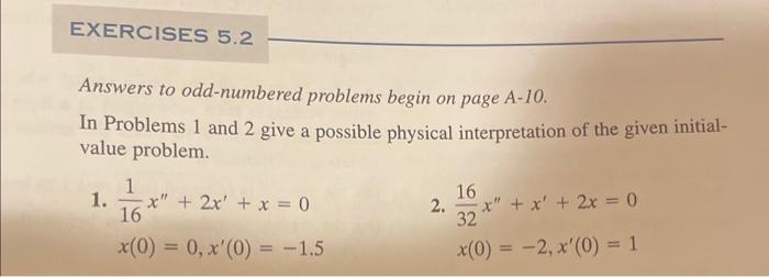 Answers to odd-numbered problems begin on page A-10. | Chegg.com