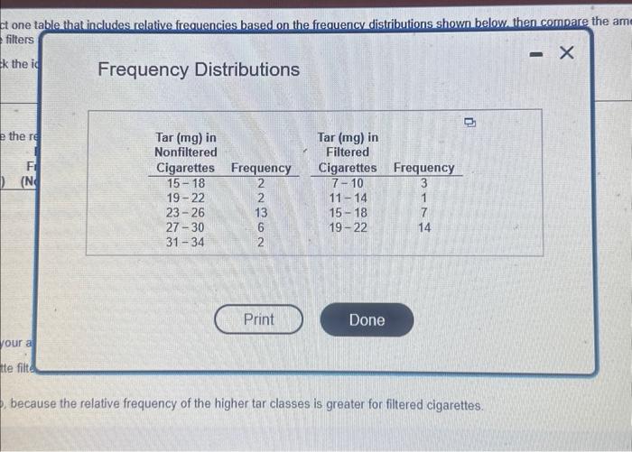 Solved Frequency Distributions Identify the lower | Chegg.com