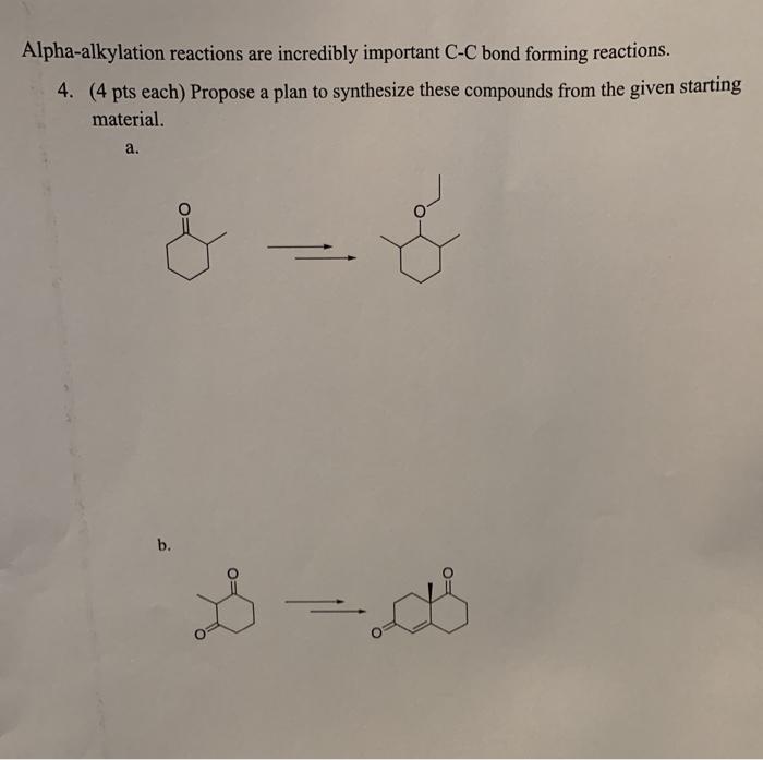 Solved Write a synthesis for both A and B using | Chegg.com