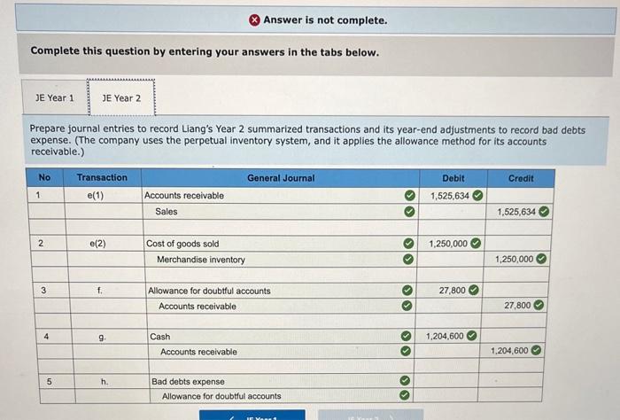 Solved Liang Company began operations in Year 1. During its | Chegg.com