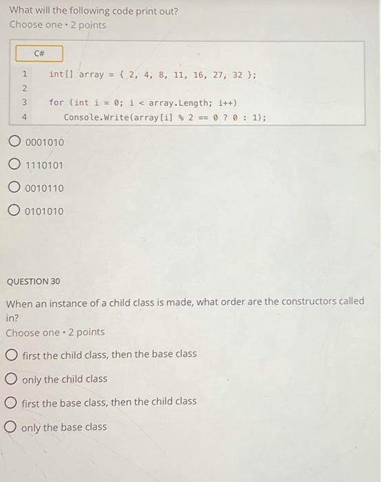 Solved When a class is defined WITHIN another class, the | Chegg.com