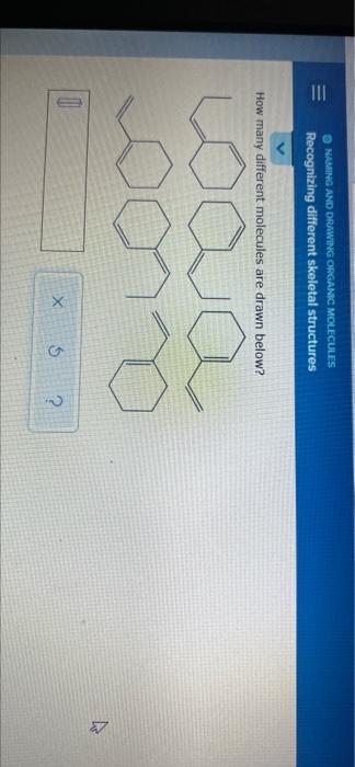 Solved III NAMING AND DRAWING ORGANIC MOLECULES Recognizing | Chegg.com