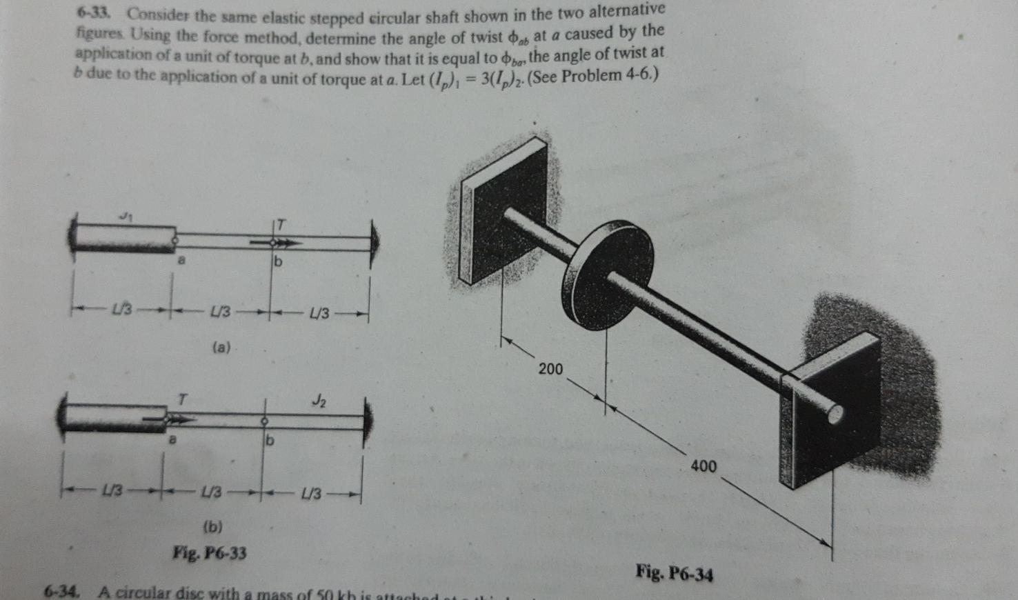Solved Sections 6-2 61. The solid cylindrical shaft of | Chegg.com