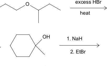 Solved excess HCI heat 1. PhMgBr 2. H20 excess HBr heat | Chegg.com