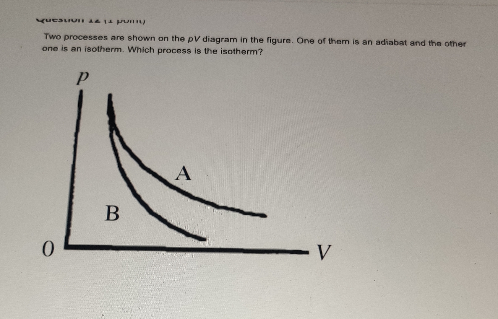 Solved Two processes are shown on the pV ﻿diagram in the | Chegg.com
