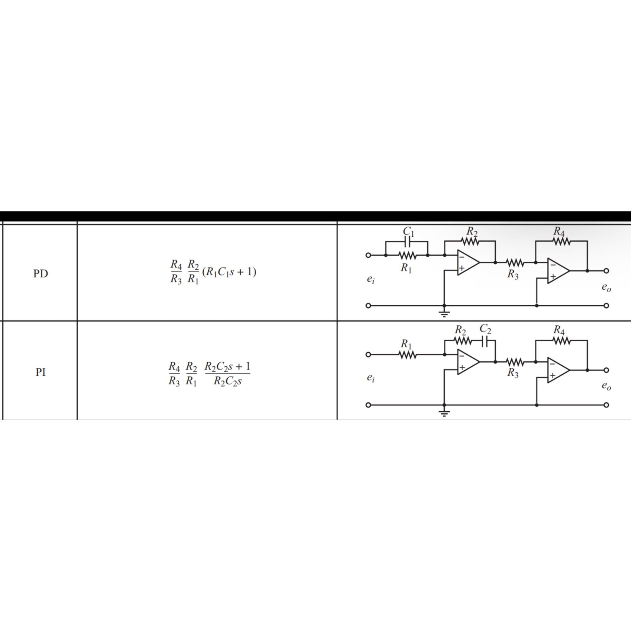 Solved TASK:See the attached figure. Given analog circuits | Chegg.com