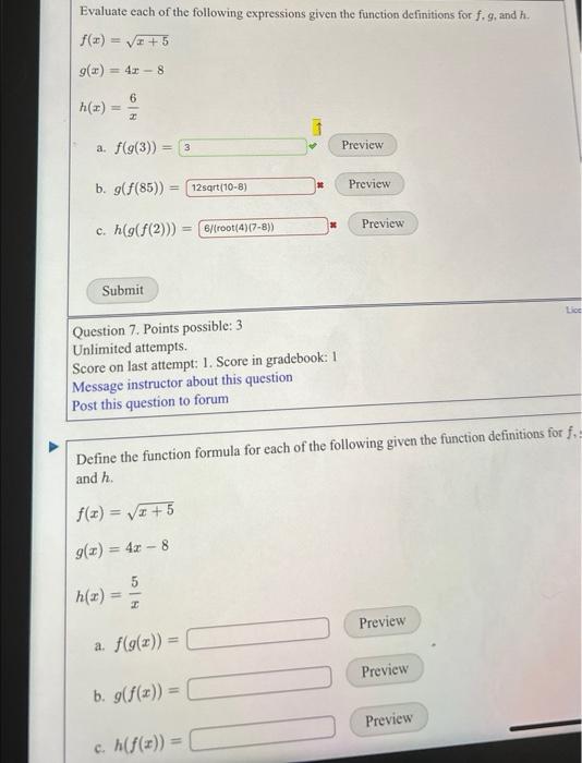 Solved Evaluate each of the following expressions given the | Chegg.com