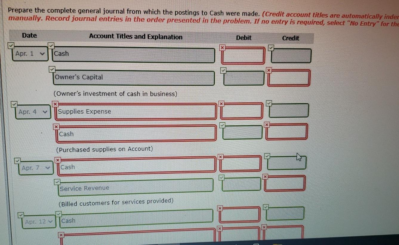 Solved Exercise 2-12 a-b (Part Level Submission) The | Chegg.com