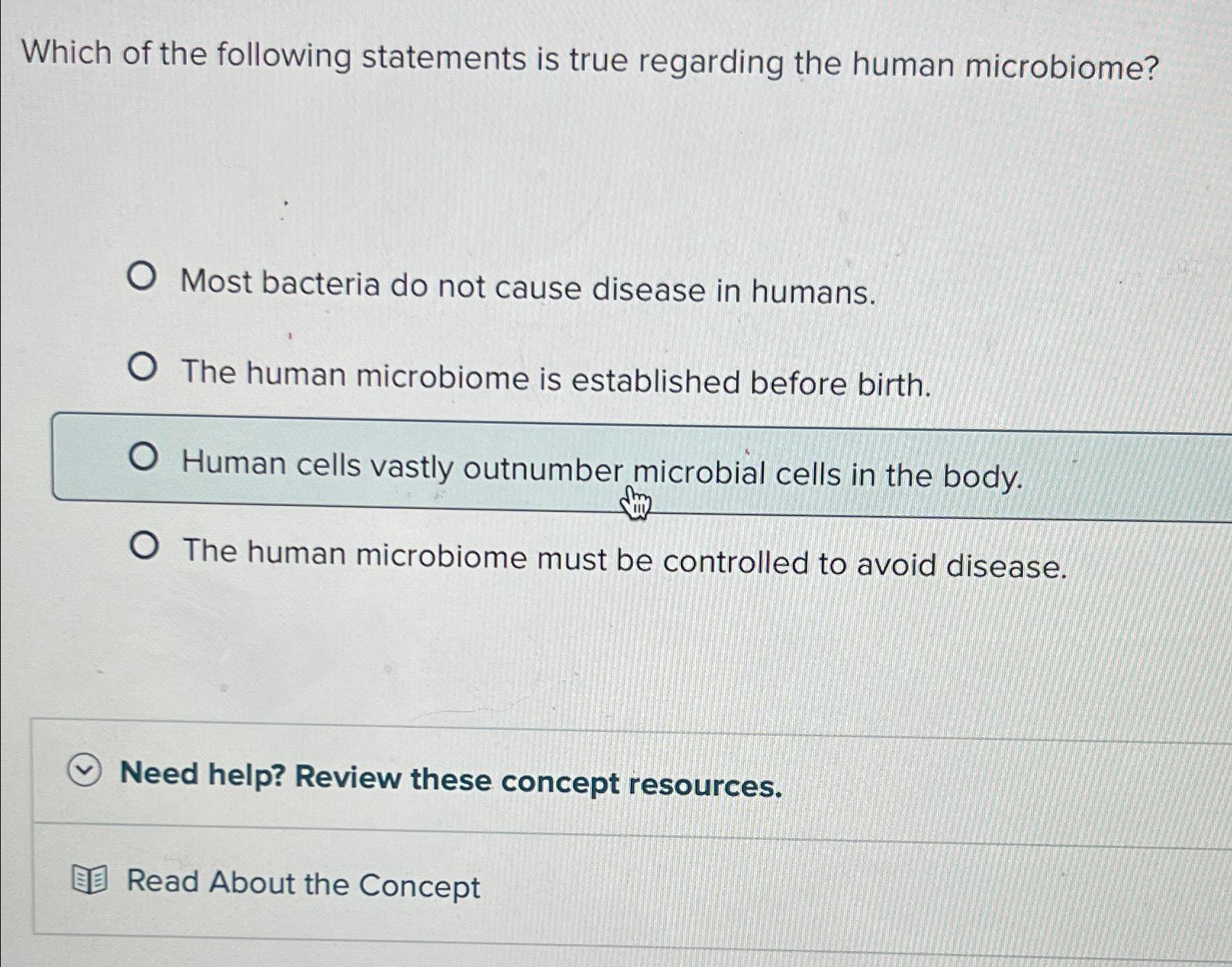 Solved Which of the following statements is true regarding | Chegg.com