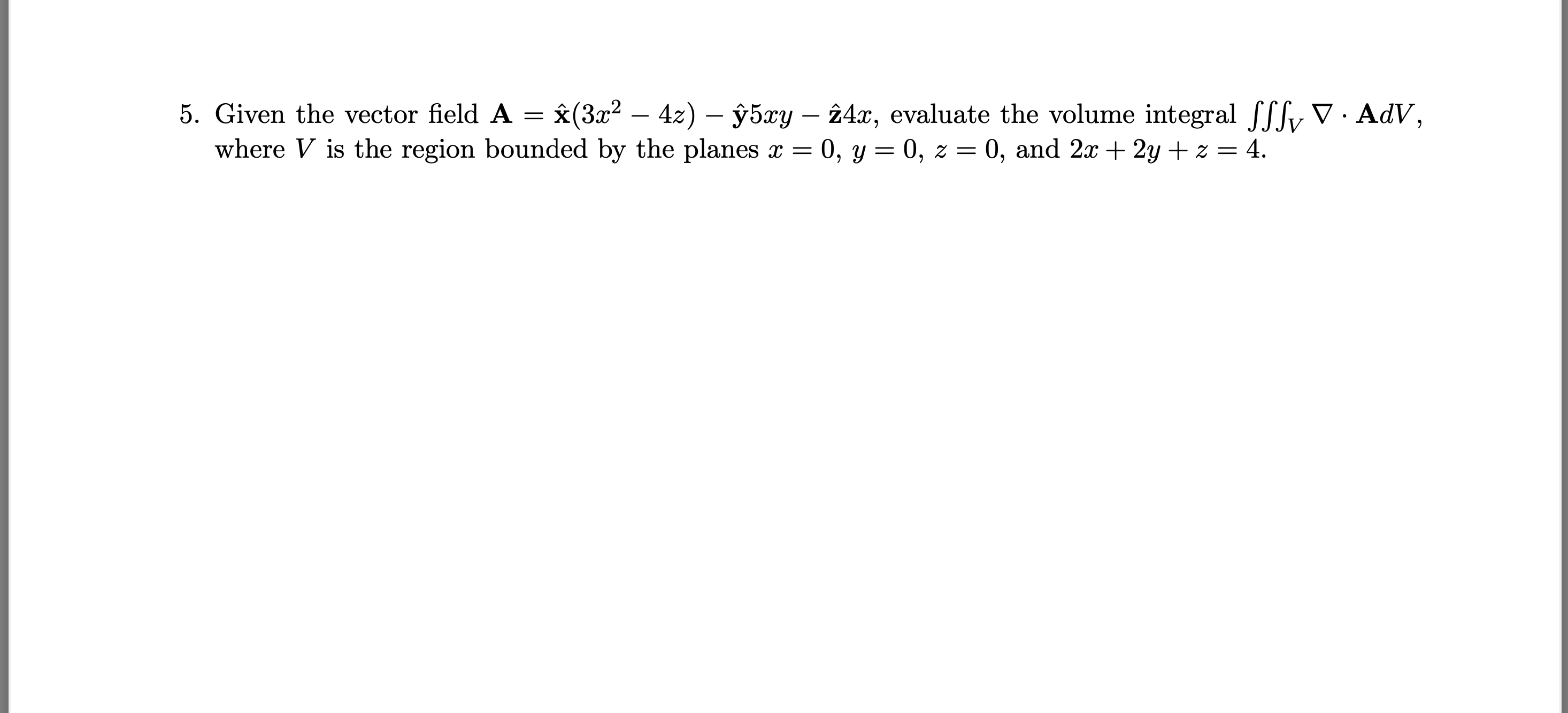 Given the vector field | Chegg.com