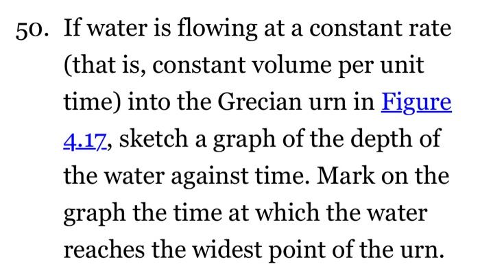 Solved Figure 4.17 0. If water is flowing at a constant | Chegg.com