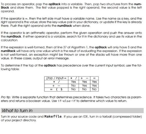 Solved Develop a program that implements a four-function | Chegg.com
