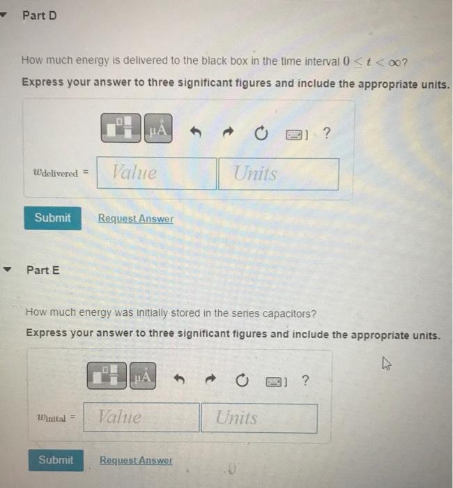 [solved] The Two Series Connected Capacitors In Figure 1