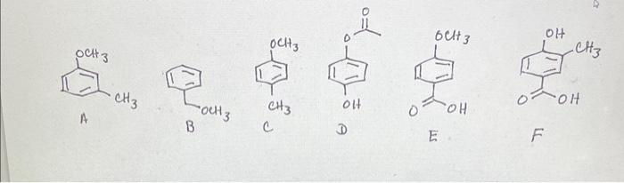 Solved Compound P has the formula C8H10O. Treating P with | Chegg.com