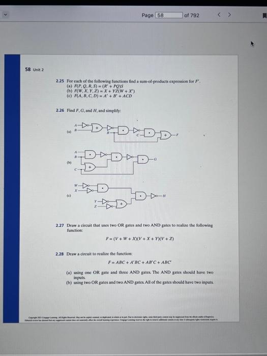Solved 2.10 Illustrate the following equations asing | Chegg.com