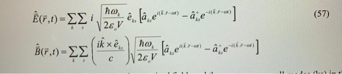 Solved 2- Calculate the commutation relation [Ê,] for the | Chegg.com