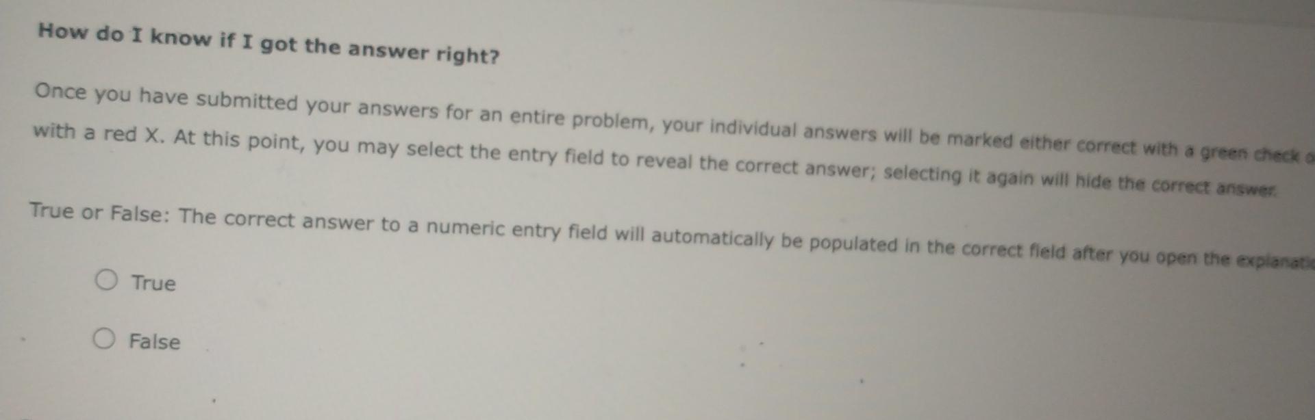 Solved How do I know if I got the answer right?Once you have | Chegg.com