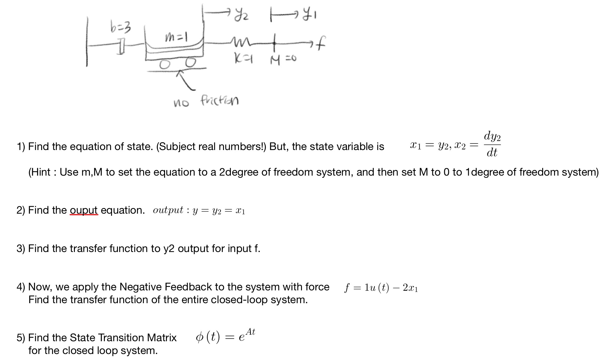 Solved Find the equation of state. (Subject real numbers!) | Chegg.com