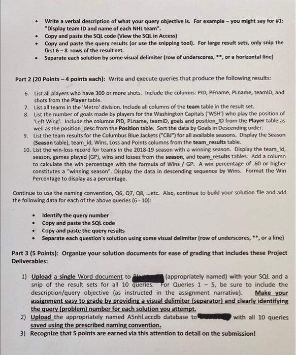 Solved INFS Assignment #5 SQL Relational Operators Using | Chegg.com