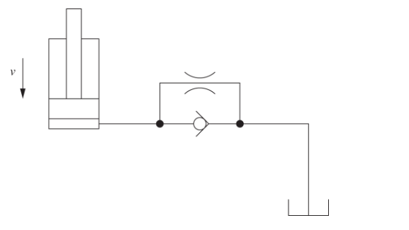 Solved An orifice in parallel with a check valve is used to | Chegg.com