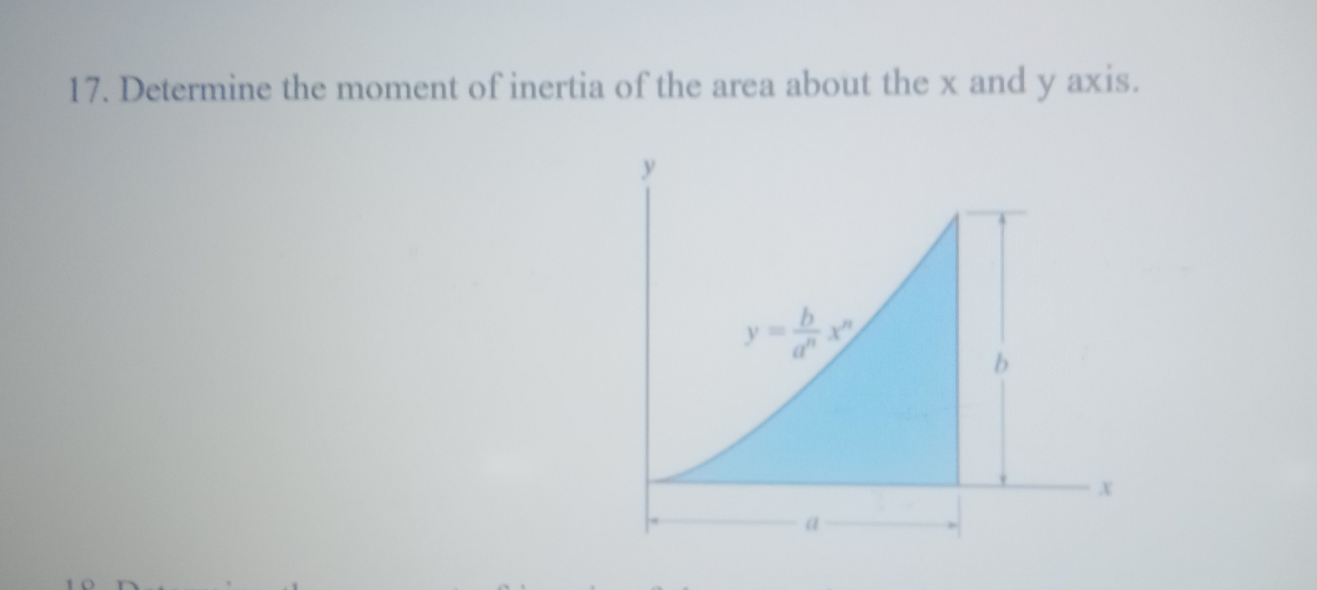 Solved Determine the moment of inertia of the area about the | Chegg.com