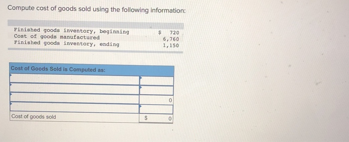 Solved Compute ending work in process inventory for a | Chegg.com