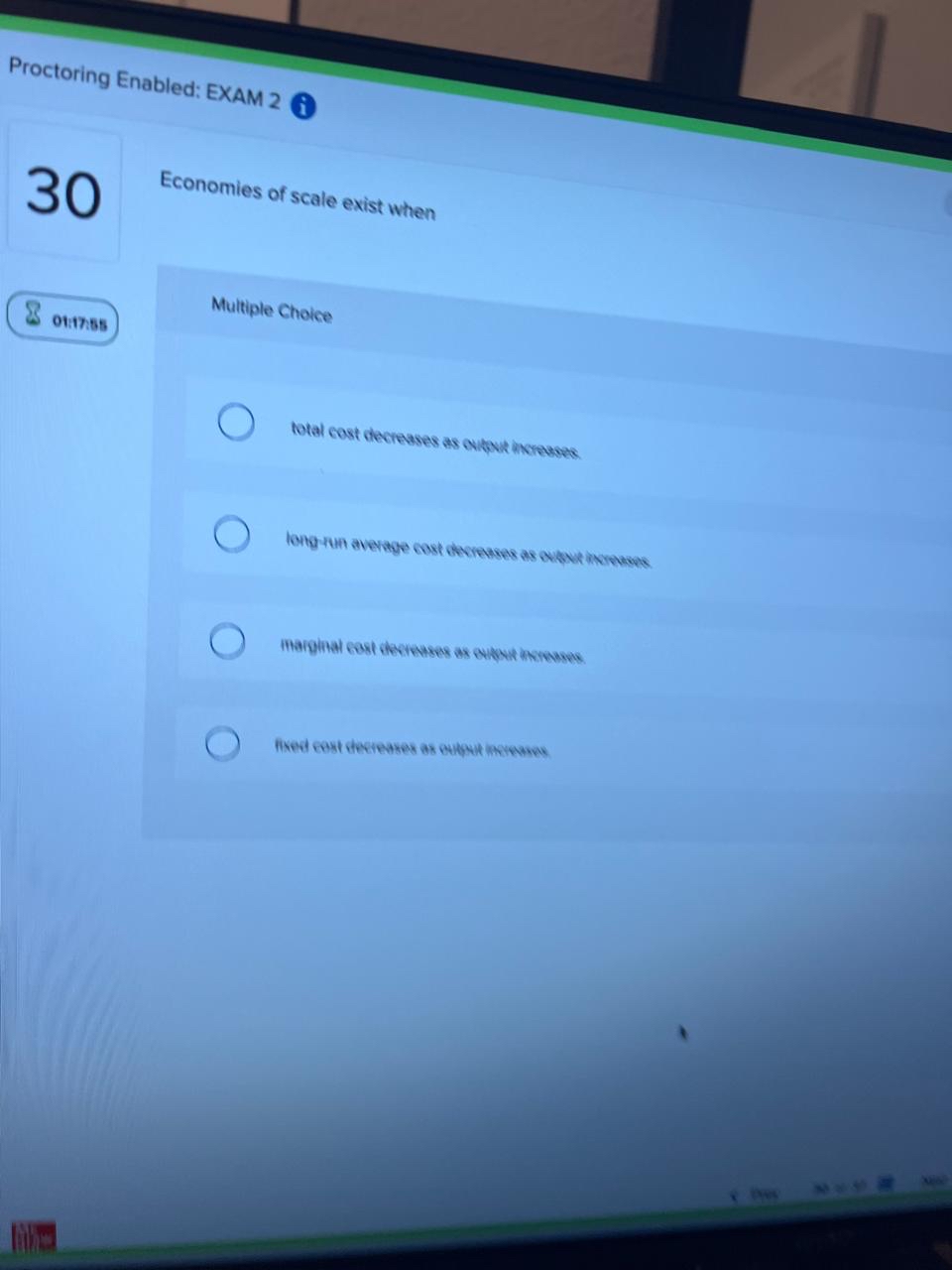 Solved Economies of scale exist whenMultiple Choicetotal | Chegg.com