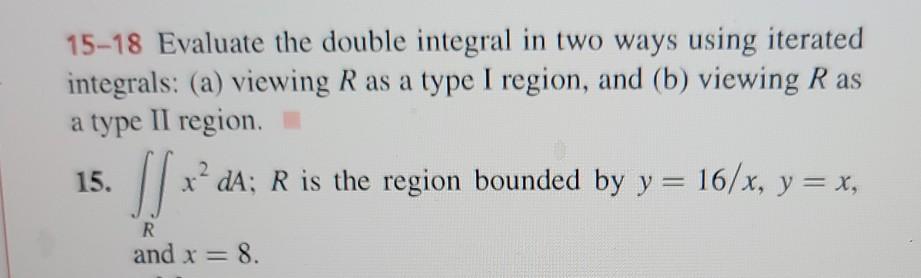 Solved show both type 1 region and type 2 region. Your | Chegg.com