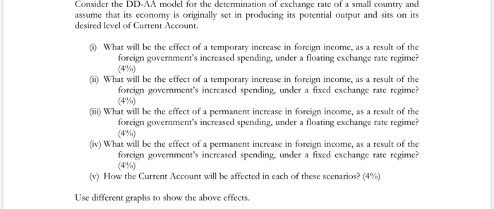 Consider the DD AA model for the determination of | Chegg.com