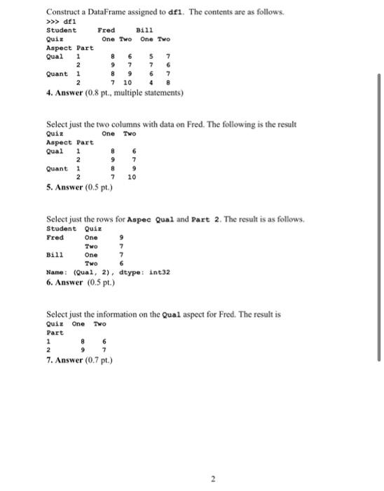 Solved The following are excises you should do in Jupyter | Chegg.com