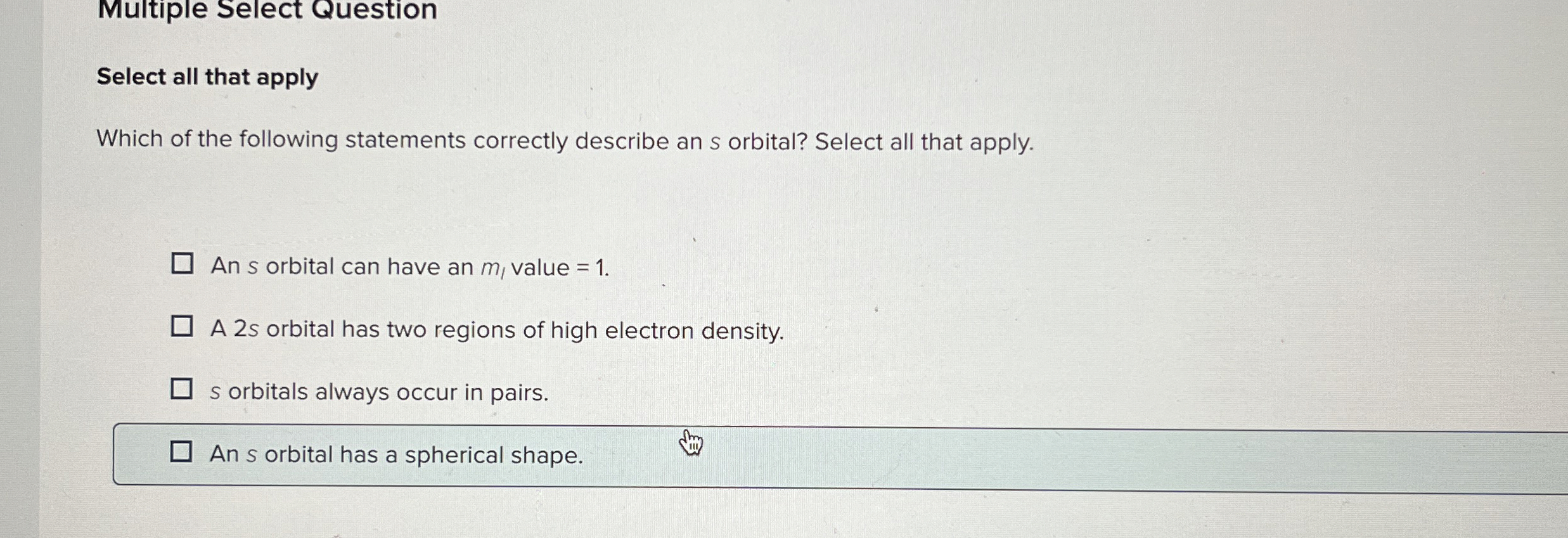 Solved Multiple Select QuestionSelect all that applyWhich of | Chegg.com