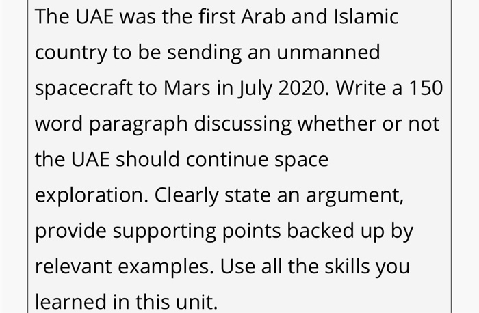 Solved The UAE was the first Arab and Islamic country to be | Chegg.com