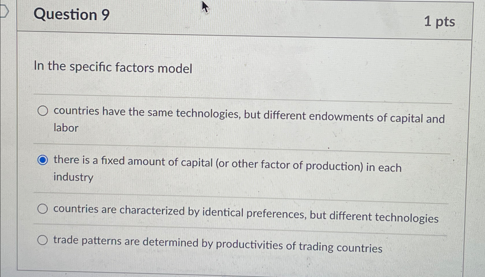 Solved Question 91 ﻿ptsIn the specific factors | Chegg.com