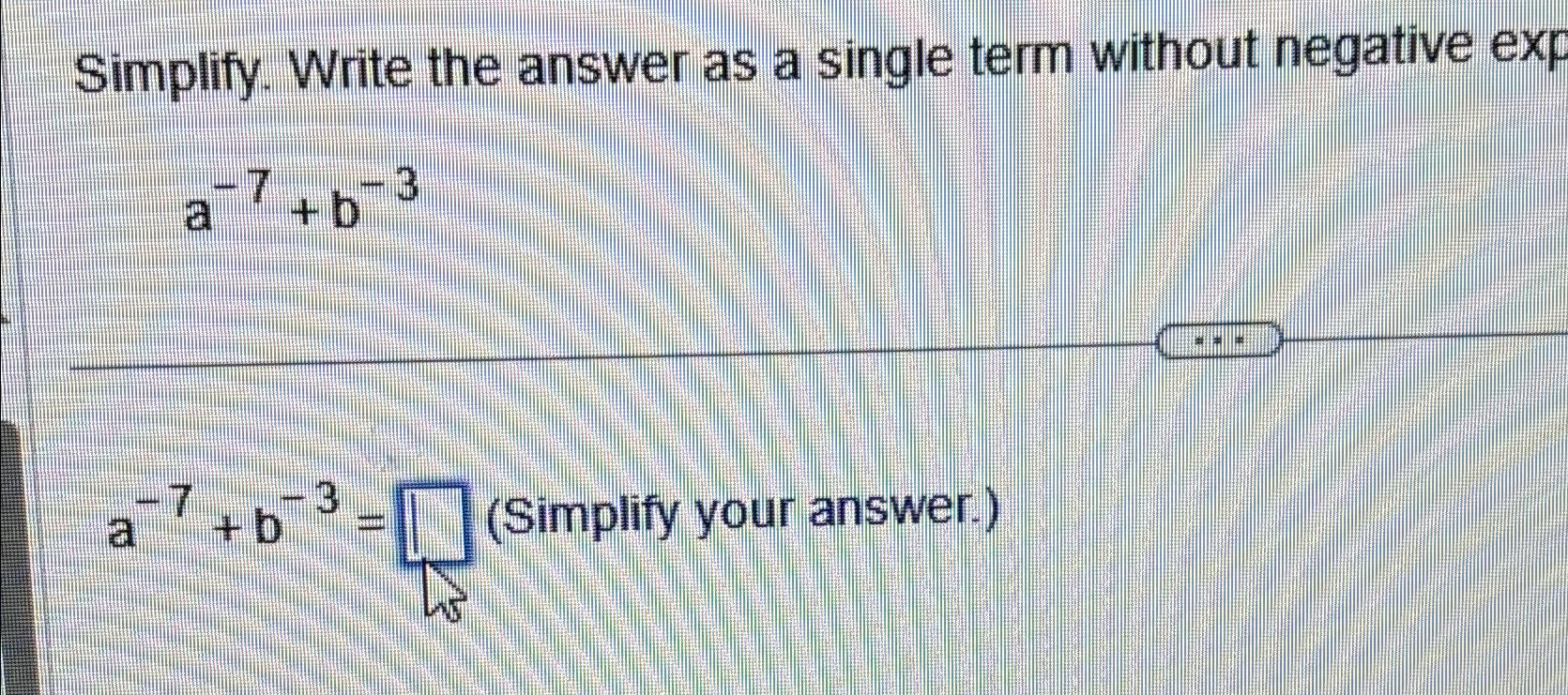 Solved Simplify. Write the answer as a single term without | Chegg.com