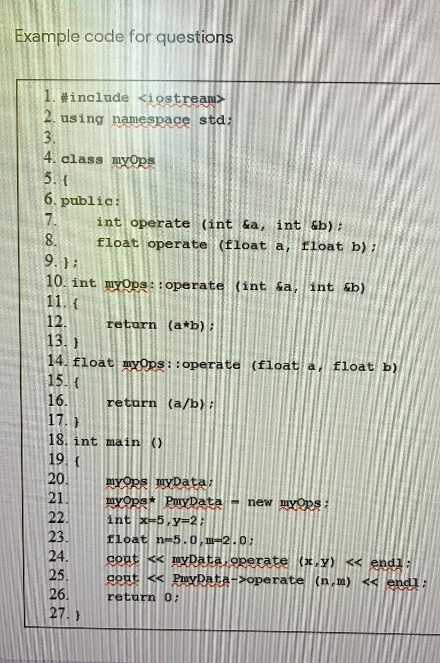 Solved Example Code For Questions 1 Include 2 Using 
