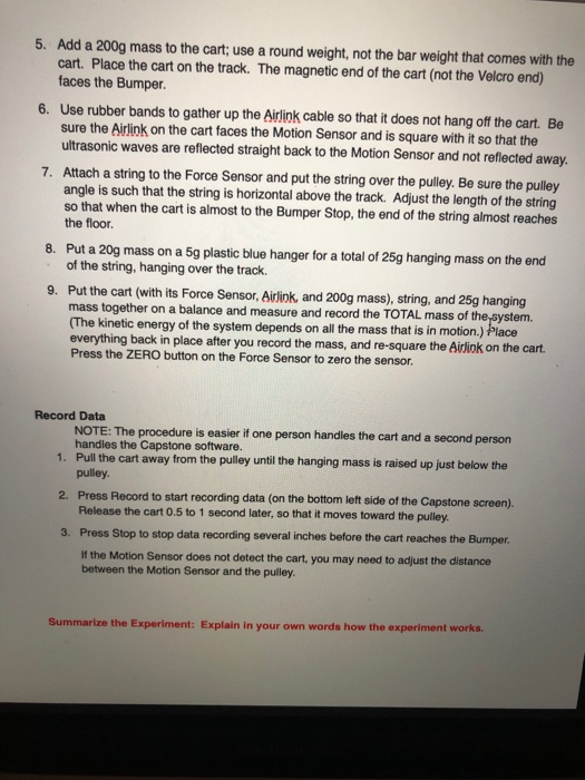 Equipment: • Laptop with Capstone Software PASPORT | Chegg.com