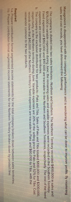 Solved Problem 6-21 Segment Reporting and Decision-Making | Chegg.com