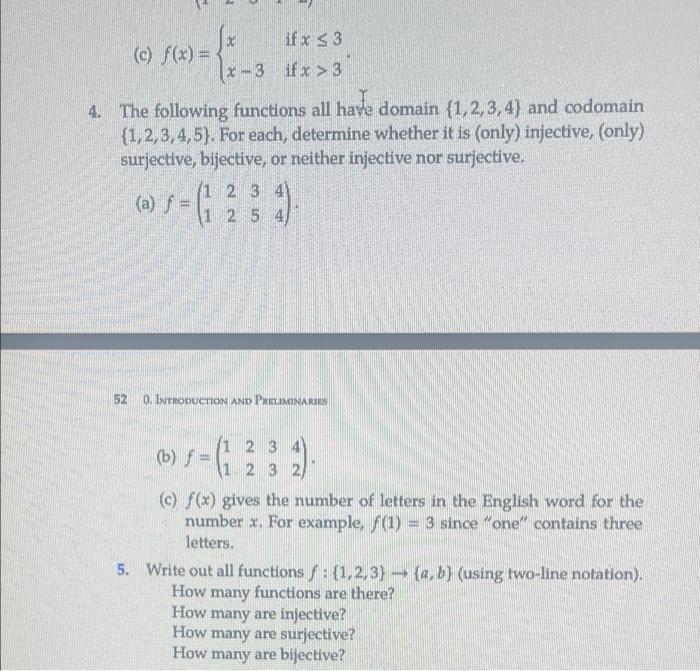 Solved 1. Consider the function f : {1,2,3,4} - {1,2,3,4) | Chegg.com