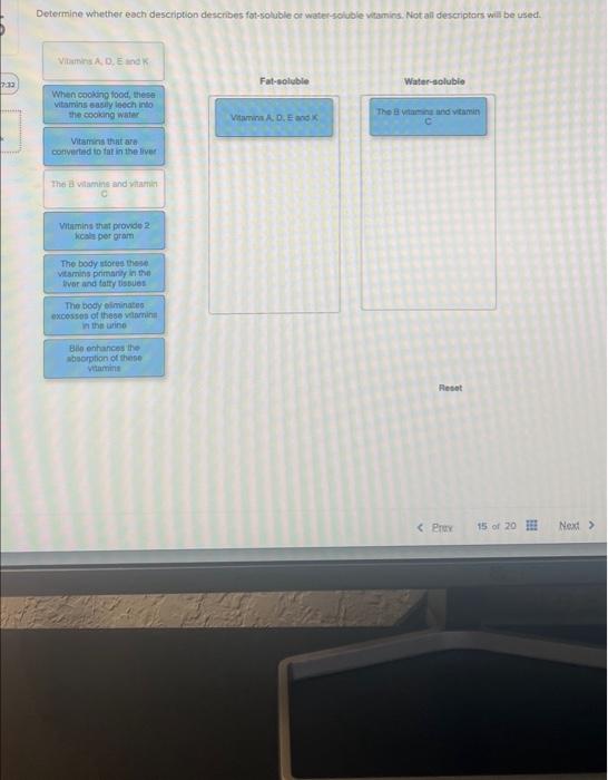 7:32 Determine whether each description describes | Chegg.com