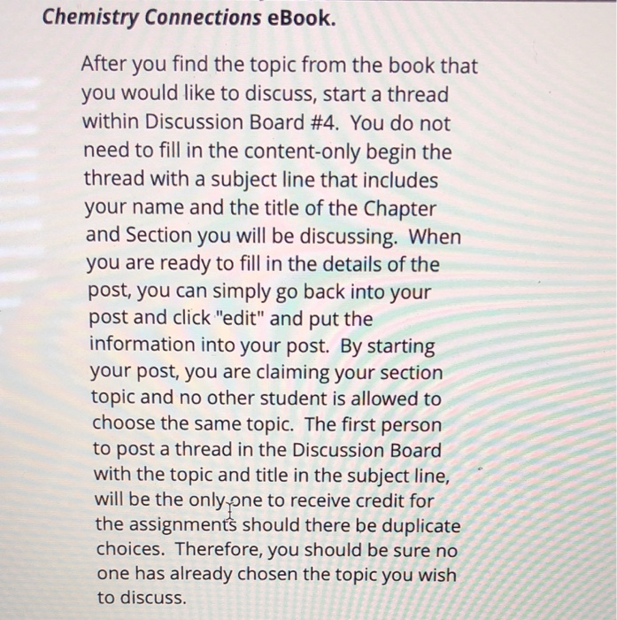 Chemistry Connections eBook. After you find the topic | Chegg.com