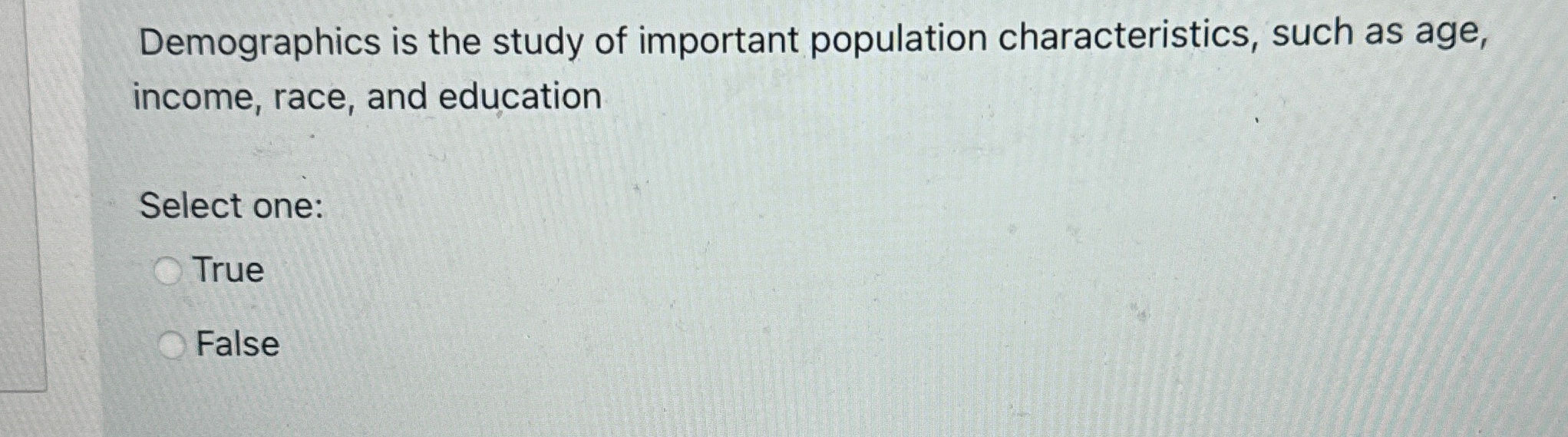 Solved Demographics is the study of important population | Chegg.com