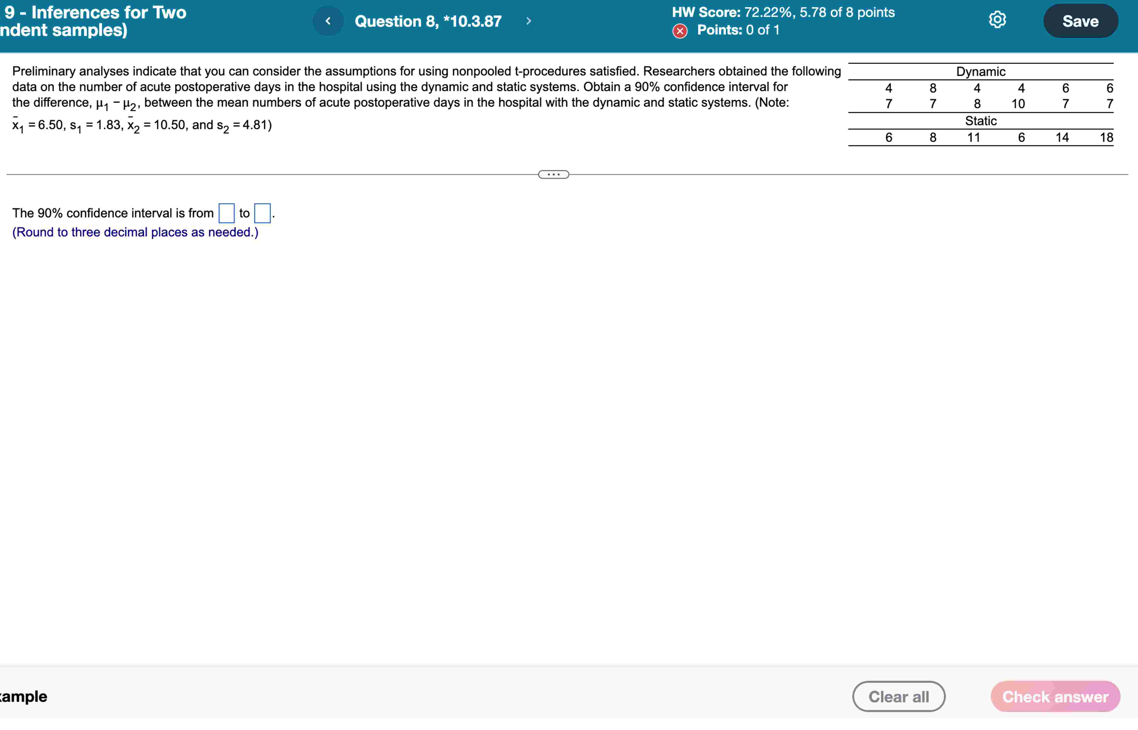 Solved Preliminary analyses indicate that you can consider | Chegg.com