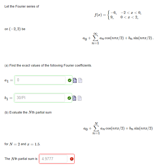 Solved Let the Fourier series | Chegg.com