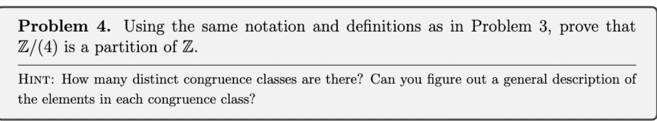 Solved Problem 4. ﻿Using the same notation and definitions | Chegg.com