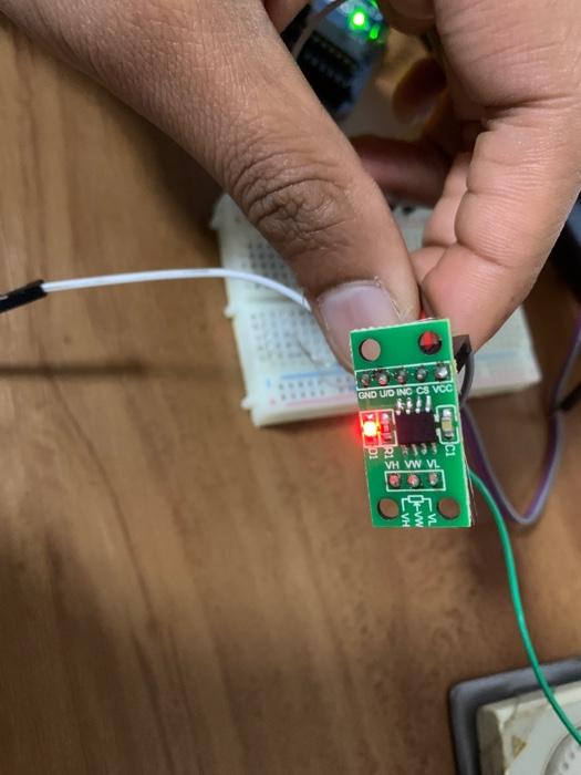 Solved help me to write the code to control x9c103 digital | Chegg.com