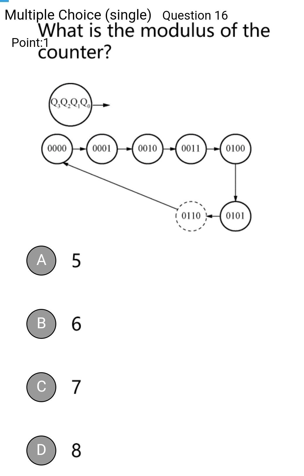 Solved Multiple Choice (single) Question 1 Point:1 when | Chegg.com